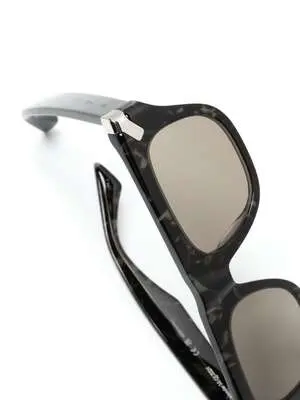 Alexander McQueen Tortoiseshell Square Frame Sunglasses