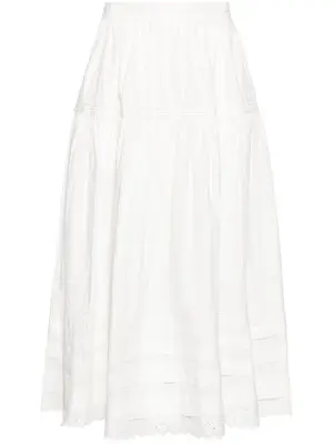 DÔEN A-line Midi Skirt