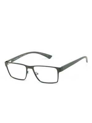 Emporio Armani Rectangle-frame Glasses