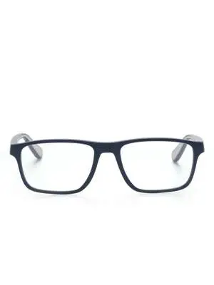 Emporio Armani Rectangle-frame Glasses - Blue
