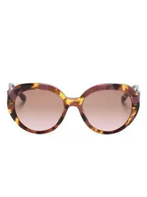 Michael Kors San Lucas Round-frame Sunglasses - Brown