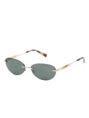 Michael Kors Round-frame Sunglasses - Gold