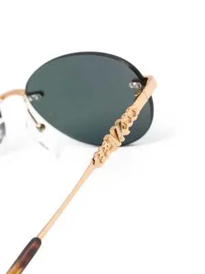 Michael Kors Round-frame Sunglasses - Gold