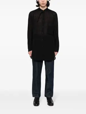 Yohji Yamamoto Panelled Linen Shirt