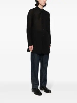 Yohji Yamamoto Panelled Linen Shirt