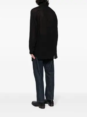 Yohji Yamamoto Panelled Linen Shirt