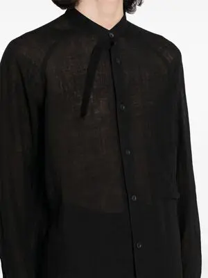 Yohji Yamamoto Panelled Linen Shirt