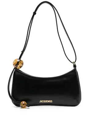 Jacquemus Le Bisou Perle Leather Shoulder Bag