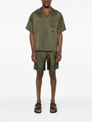 MSGM Logo-embroidered Shirt