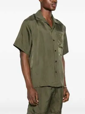 MSGM Logo-embroidered Shirt