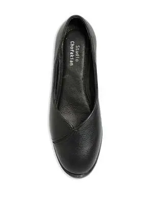 STUDIO CHOFAKIAN Leather Ballerina Shoes
