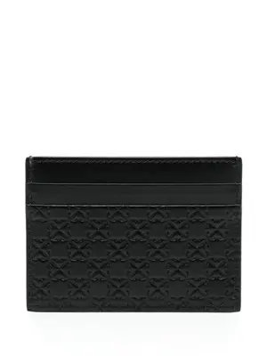 Off-White Monogram Leather Cardholder