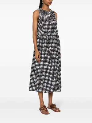 Max Mara Gina Geometric Midi Dress