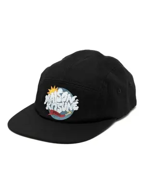 Maison Kitsuné Cloudbuster Baseball Cap - Black