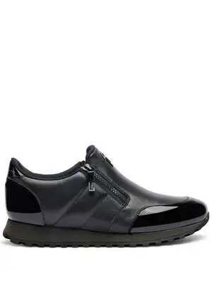 GIUSEPPE ZANOTTI Ilde Run Double-zip Low-top Sneakers - Black