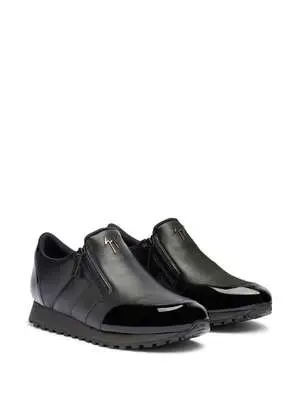 GIUSEPPE ZANOTTI Ilde Run Double-zip Low-top Sneakers - Black