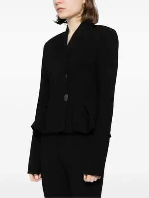 Tove Peplum-waist Single-breasted Blazer
