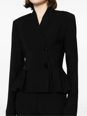 Tove Peplum-waist Single-breasted Blazer