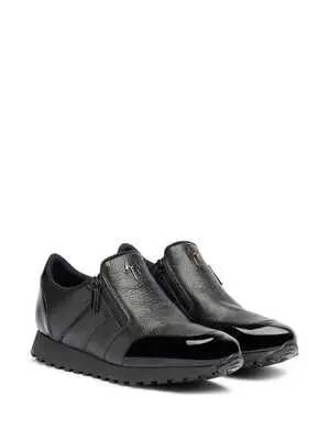 GIUSEPPE ZANOTTI Ilde Run Double-zip Low-top Sneakers - Black