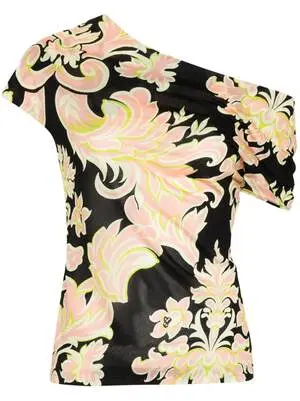 Etro Floral-print Crepe Blouse