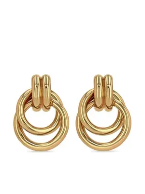ANINE BING Double Knot Drop Earrings
