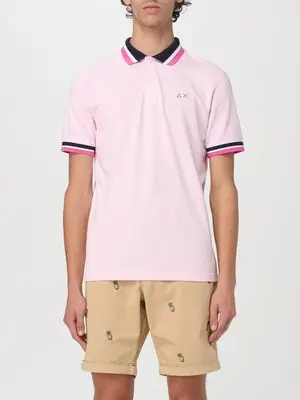 SUN 68 Polo Shirt Men Cyclamen