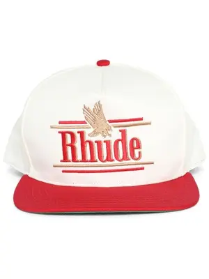 Rhude Logo-embroidered Cap - Neutrals