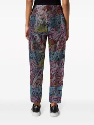 Philipp Plein High-rise Tapered Jeans