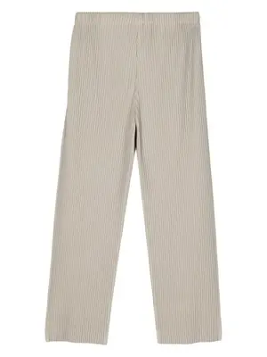 Issey Miyake Mc March Pleated Trousers - Neutrals