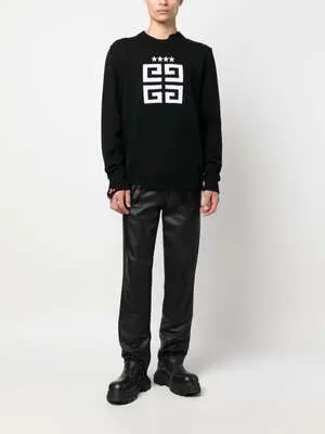 Givenchy 4g-motif Distressed Sweatshirt