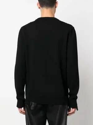 Givenchy 4g-motif Distressed Sweatshirt