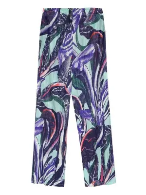Issey Miyake Tardivo Pleated Trousers - Purple
