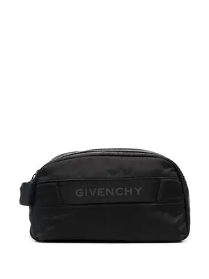 Givenchy Logo-patch Wash Bag - Black