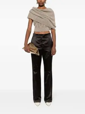 Fendi Bootcut Satin Trousers