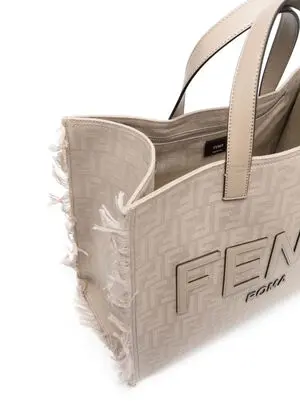 Fendi Large Ff Jacquard Tote