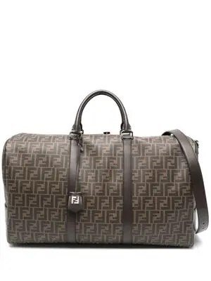 Fendi Large Ff Duffle Bag - Brown