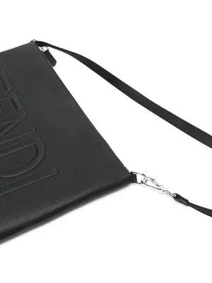Fendi Embossed-logo Clutch