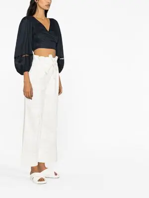 Max Mara Paper-bag Waist Trousers
