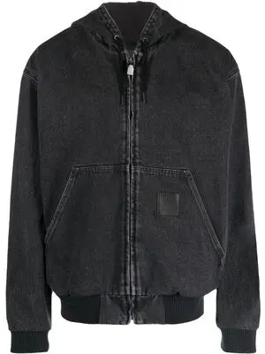 Givenchy Distressed-effect Cotton Hooded Jacket