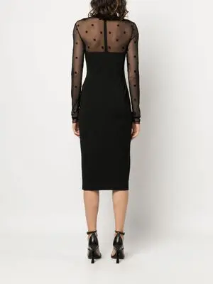Givenchy Logo-jacquard Midi Dress