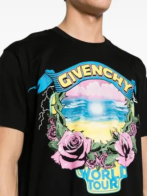 Givenchy World Tour Oversized T-shirt In Cotton