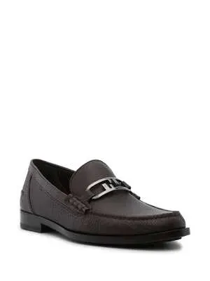 Fendi O’lock Leather Loafers