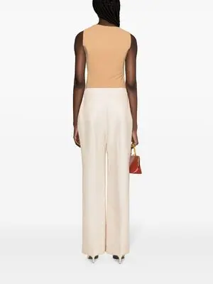 JIL SANDER Round-neck Sleeveless Bodysuit - Neutrals