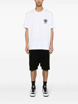 Givenchy Crest T-shirt In Cotton - White