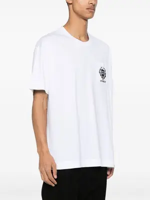 Givenchy Crest T-shirt In Cotton - White
