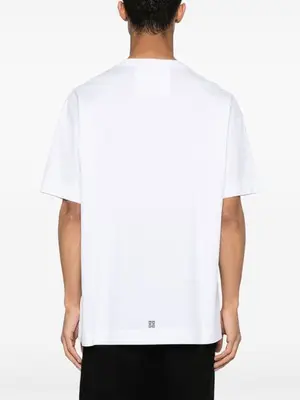 Givenchy Crest T-shirt In Cotton - White