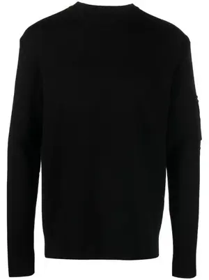 Givenchy Pocket-appliqué Wool Jumper