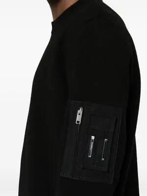 Givenchy Pocket-appliqué Wool Jumper