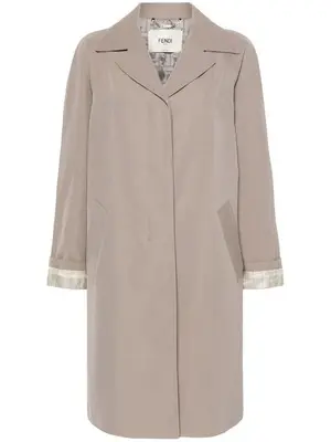 Fendi Ff-motif Trench Coat
