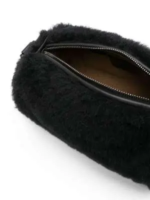Max Mara Teddy Roll Camel Hair Shoulder Bag